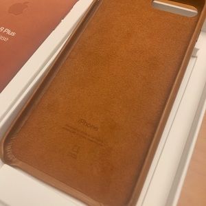 Apple | Accessories | Apple Iphone 87 Plus Leather Case Saddle Brown ...